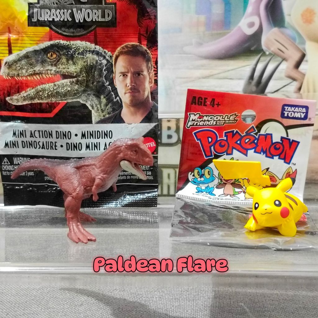 Jual Mattel Jurassic World Mini Dino Carnotaurus + Takara Tomy Moncolle ...