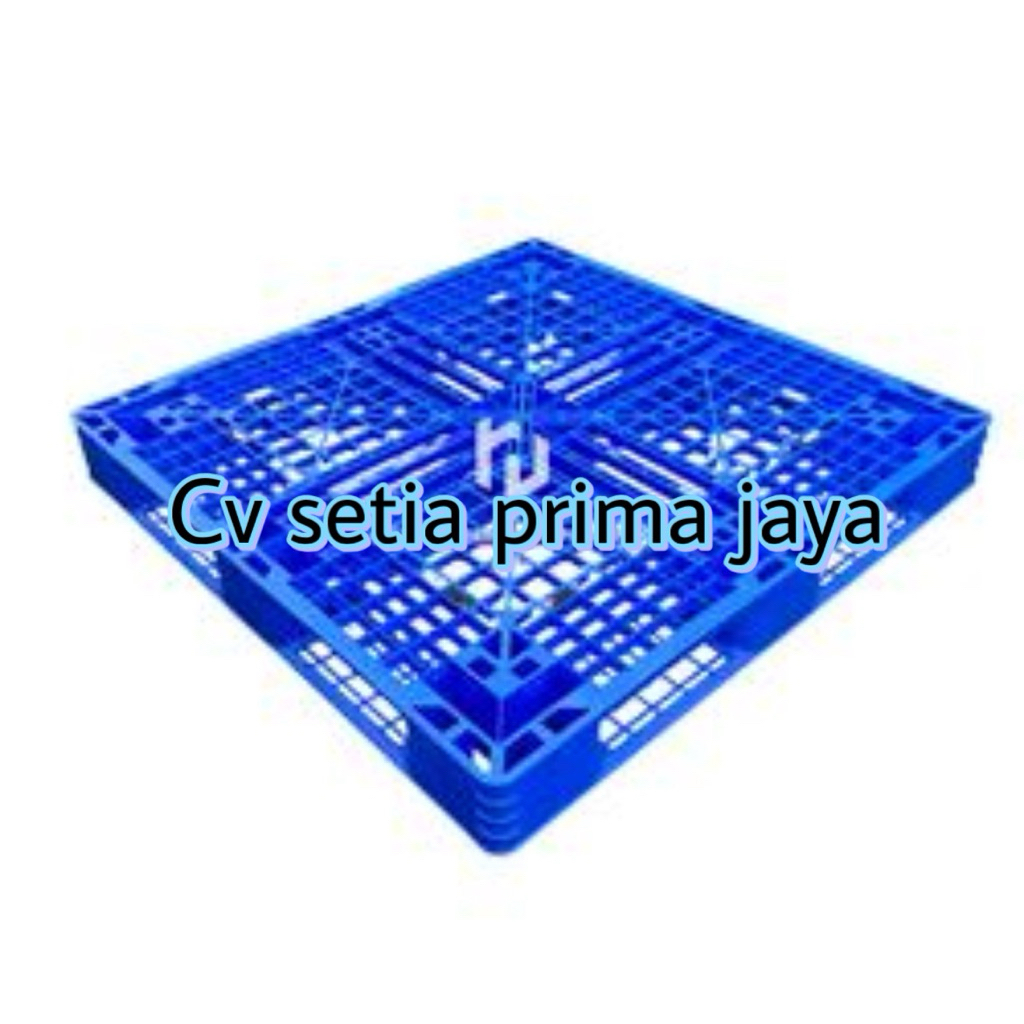 Jual pallet plastik UK 110x110x12 biru | Shopee Indonesia