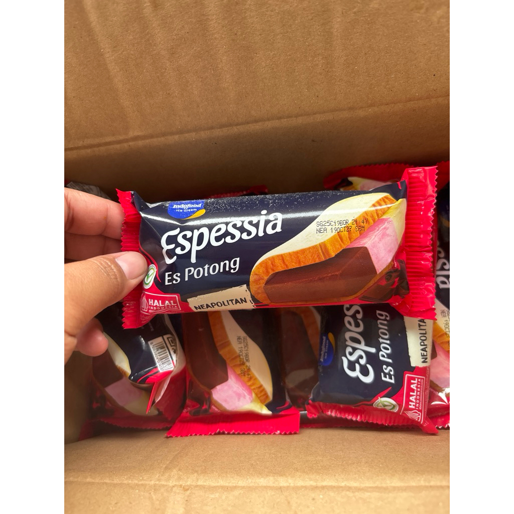 Jual Espessia es potong neapolitan 1 cartoon isi 20pcs | Shopee Indonesia