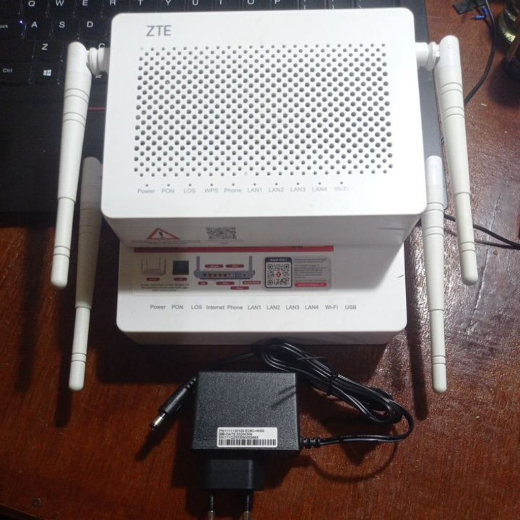 Jual ONT ONU MODEM ROUTER ZTE F672Y DUAL BAND PORT BIRU / HIJAU ...