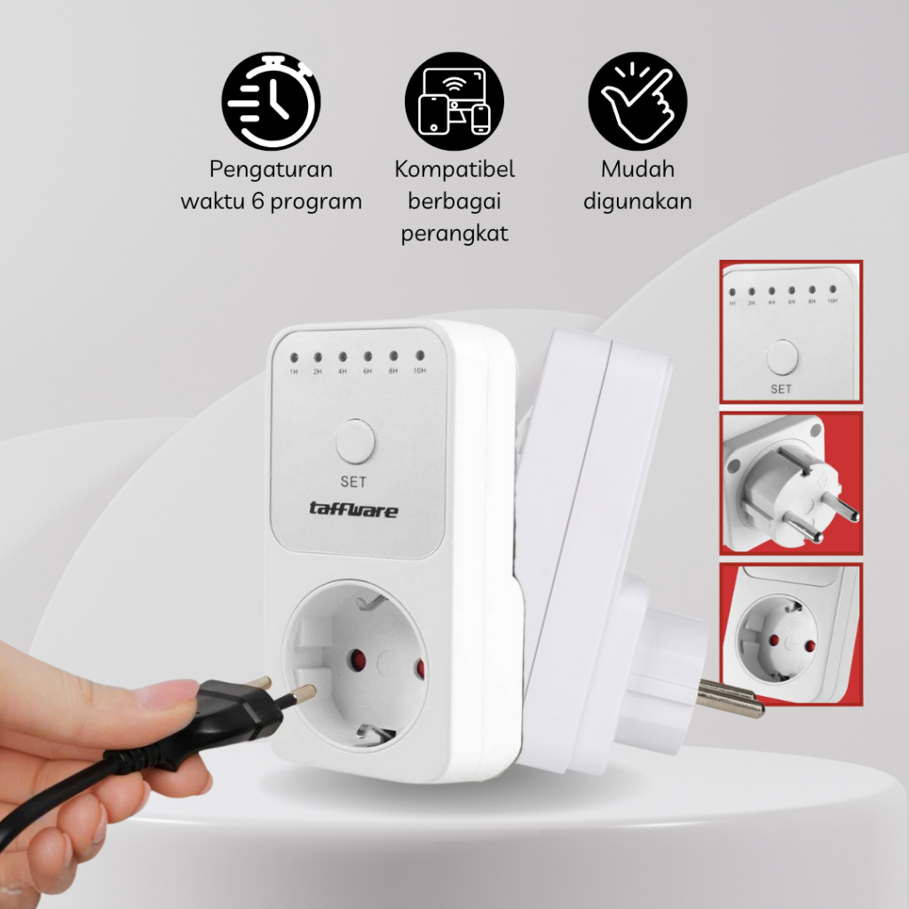 Jual Stop Kontak Penghemat Listrik Waktu Otomatis Programmable Timer ...