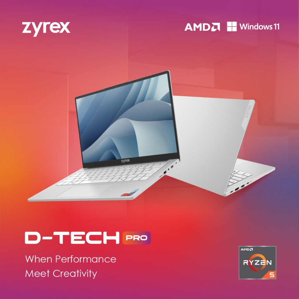 Jual NEW LAUNCH LAPTOP ZYREX D-TECH PRO V1 RYZEN 5 6600H 16GB 512GB W11 ...