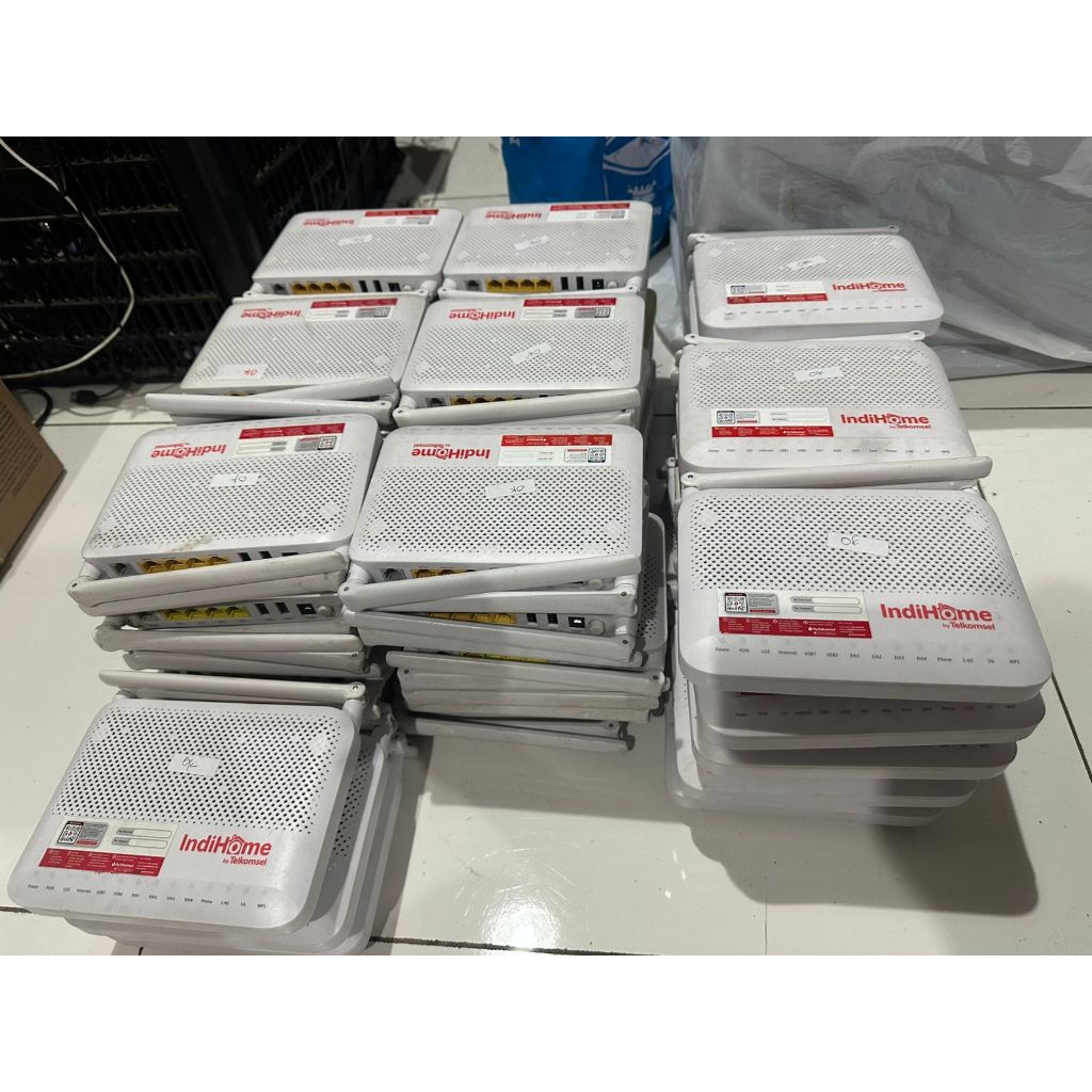 Jual Router Wifi FIBERHOME Port Biru + Adaptor Normal | Shopee Indonesia