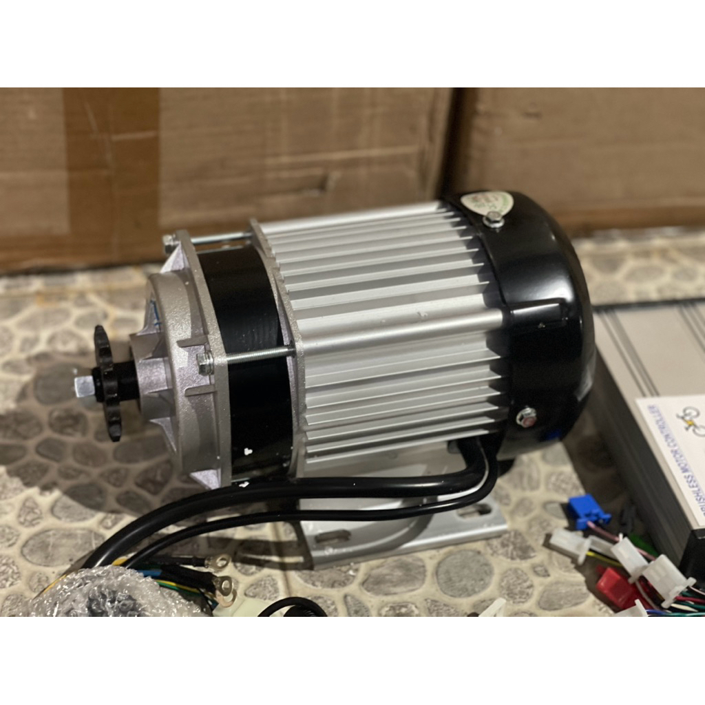 Jual Motor Listrik BLDC poros tengah 48V 1000W mobil listrik gokart ...