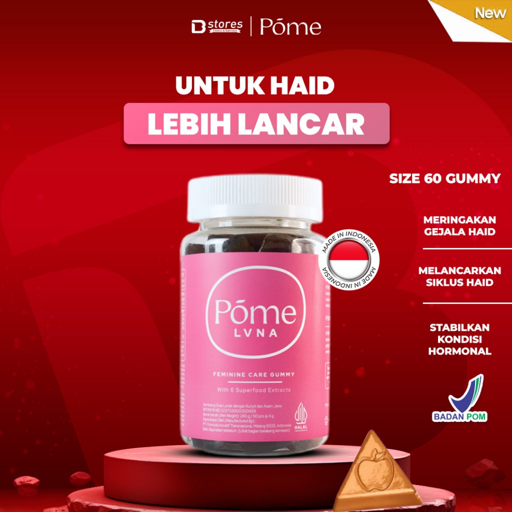 Jual POME LVNA Gummy Untuk Haid & PCOS Bstores | Shopee Indonesia