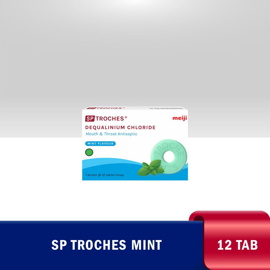 Jual SP Troches Meiji Mint 12 Tablet - RADANG TENGGOROKAN | Shopee ...