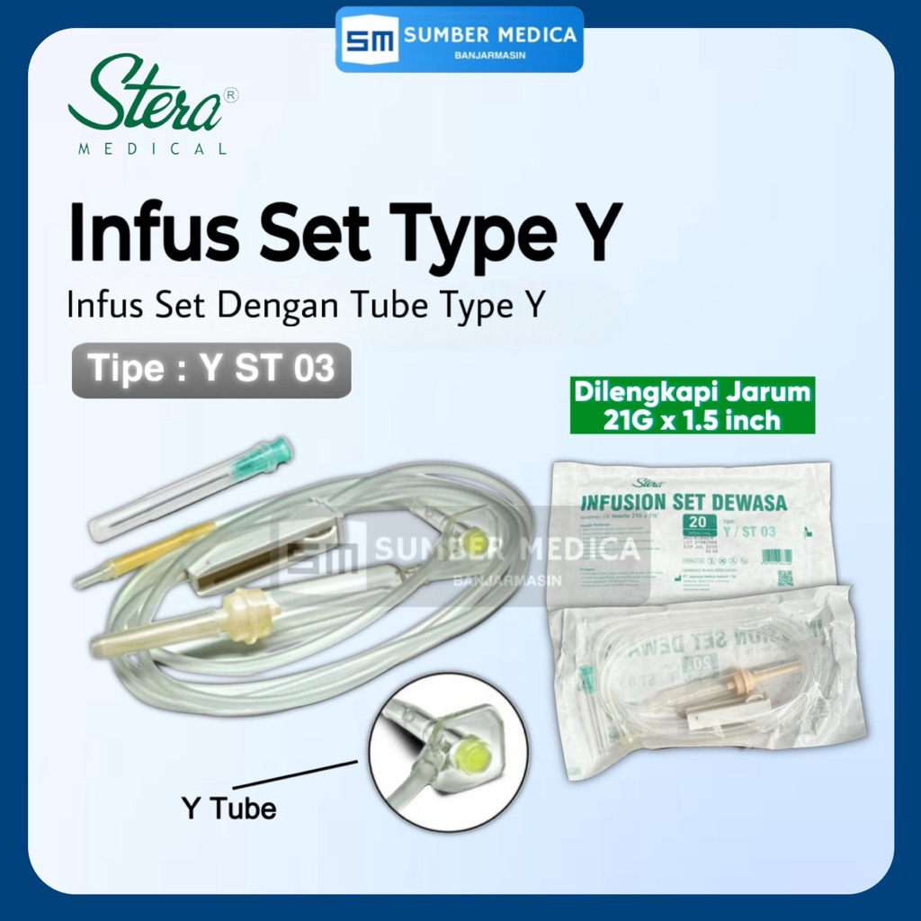 Jual Infus Set Type Y Stera/Stera Infusion Set Type Y | Shopee Indonesia