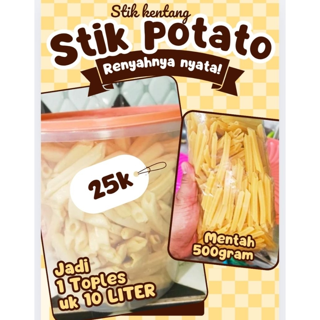 Jual CHIKI STICK KENTANG POTATO 500GRAM | Shopee Indonesia