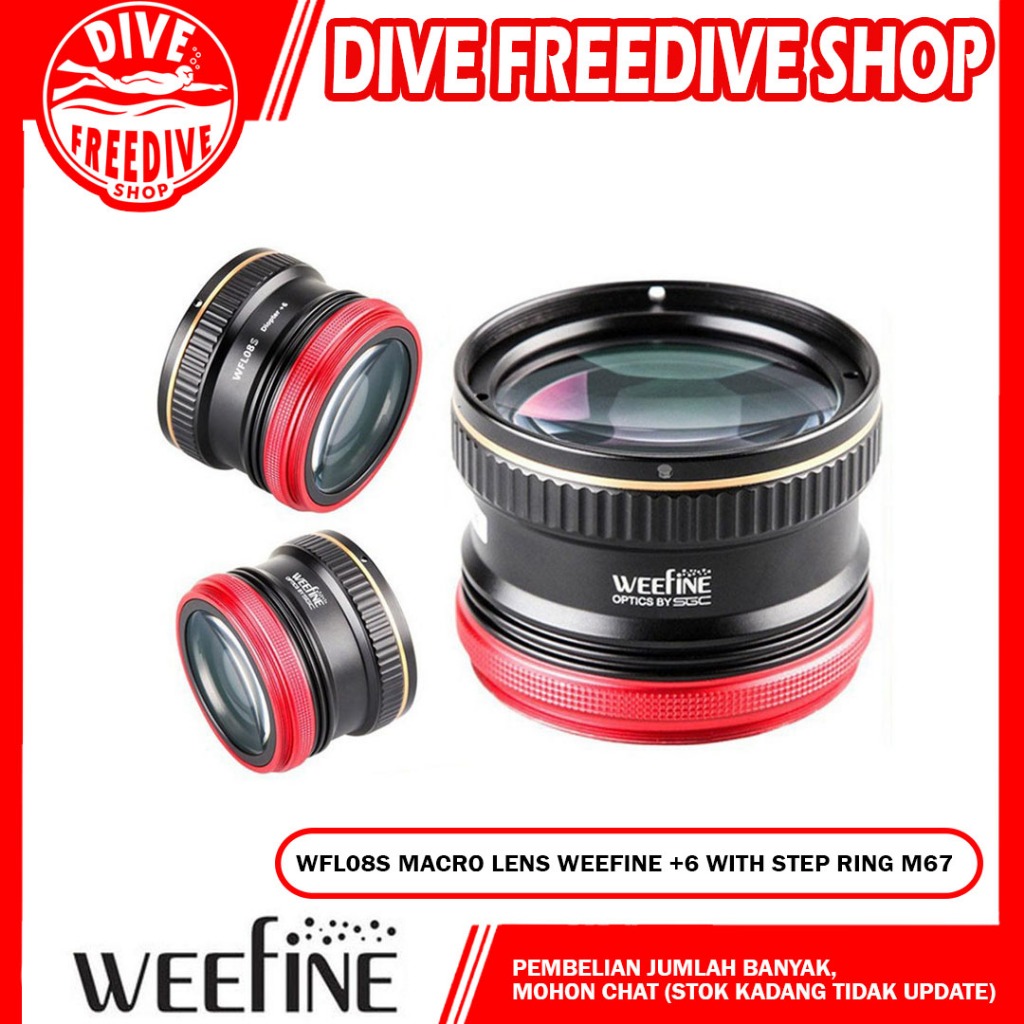Jual WFL08S - Macro Lens Camera Weefine Close Up Lens +6 With Step Ring ...