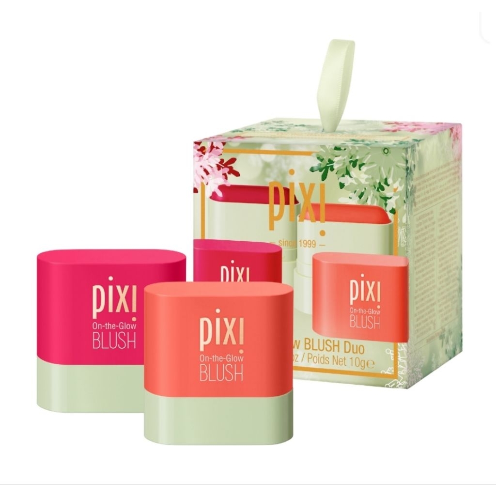 Jual (PO HK) Pixi On the Glow Mini Blush On Duo Holiday Limited Edition ...