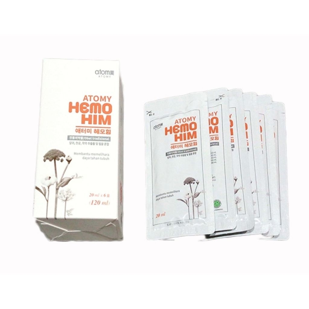 Jual ATOMY HEMOHIM 1BOX KECIL ISI 6 SAC ORI 100% | Shopee Indonesia