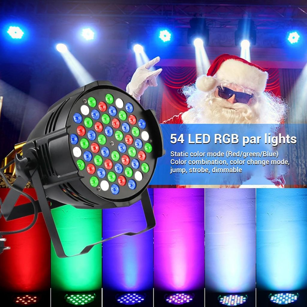 Jual lampu panggung par led parled panggung disco par 54x3watt full ...
