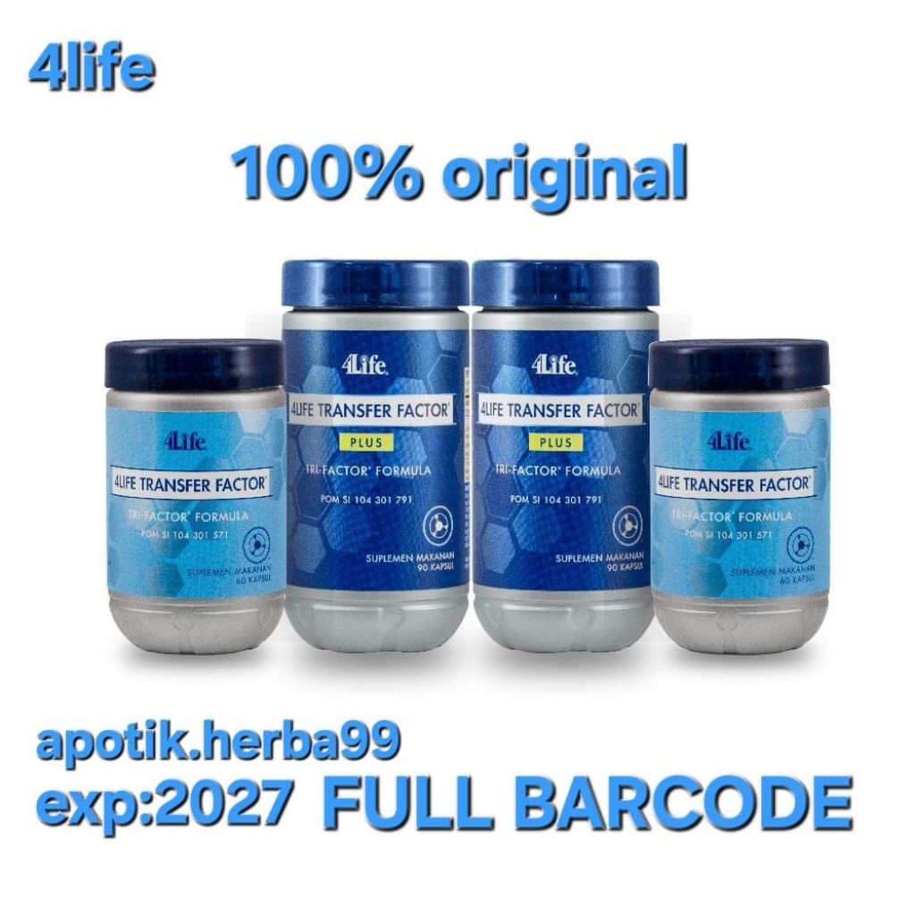 Jual 4Life Transfer Factor Original Tri Plus Formula Vitamin Kesehatan ...