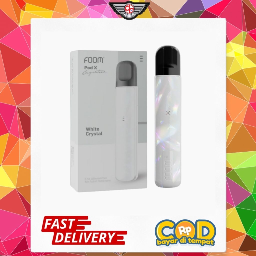 Jual FOOM X SIGNATURE POD WHITE CRYSTAL | Shopee Indonesia