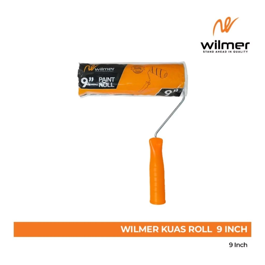 Jual [Wilmer]Kuas Rol Cat Tembok 9 inci + Gagang / Roller Cat 9" /Alat ...