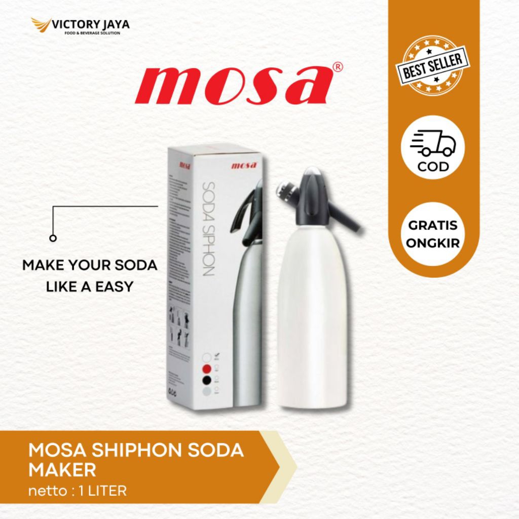 Jual MOSA SODA SIPHON 1 LITER | Shopee Indonesia