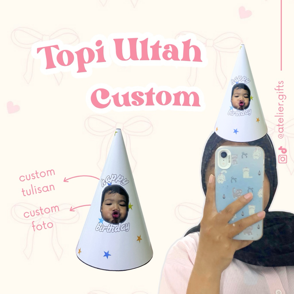 Jual Topi Ultah Custom Muka / Foto (Pacar, Teman, Sahabat) - Birthday ...