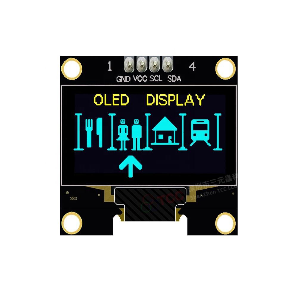 Jual OLED LCD 0.96 Inch 128x64 I2C Display Modul Arduino STM32 ESP8266 ...