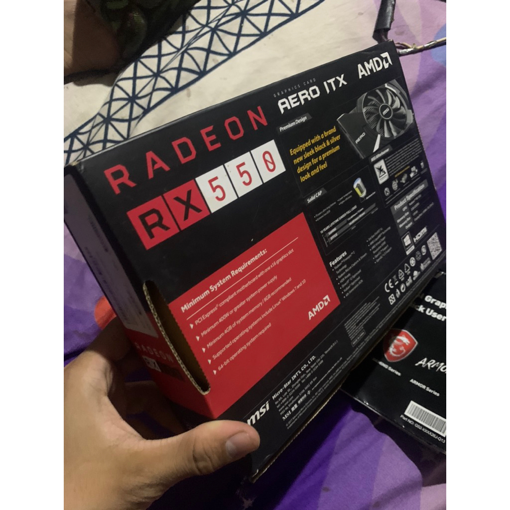 Jual VGA MSI RX 550 2GB | Shopee Indonesia