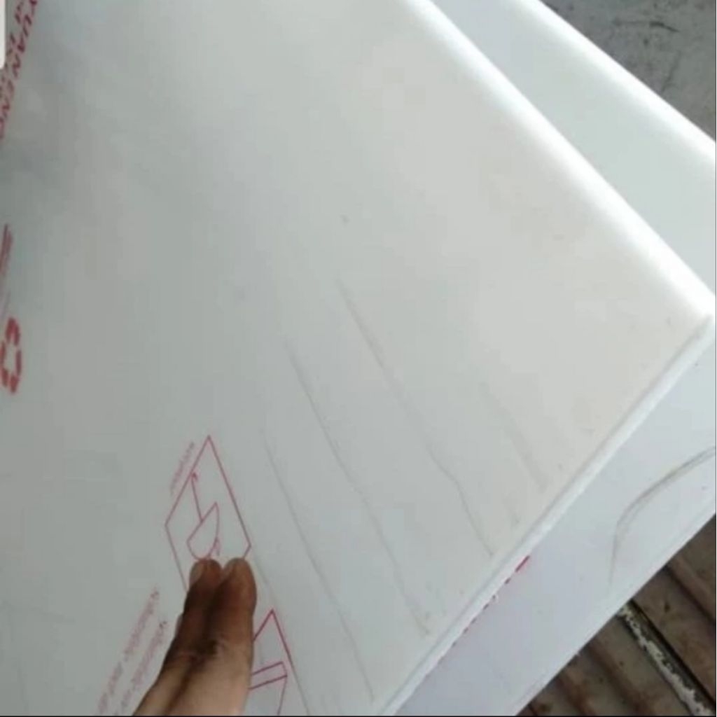 Jual Nylon Sheet PE Putih Lembaran 20mm x 122cm x 244cm | Shopee Indonesia