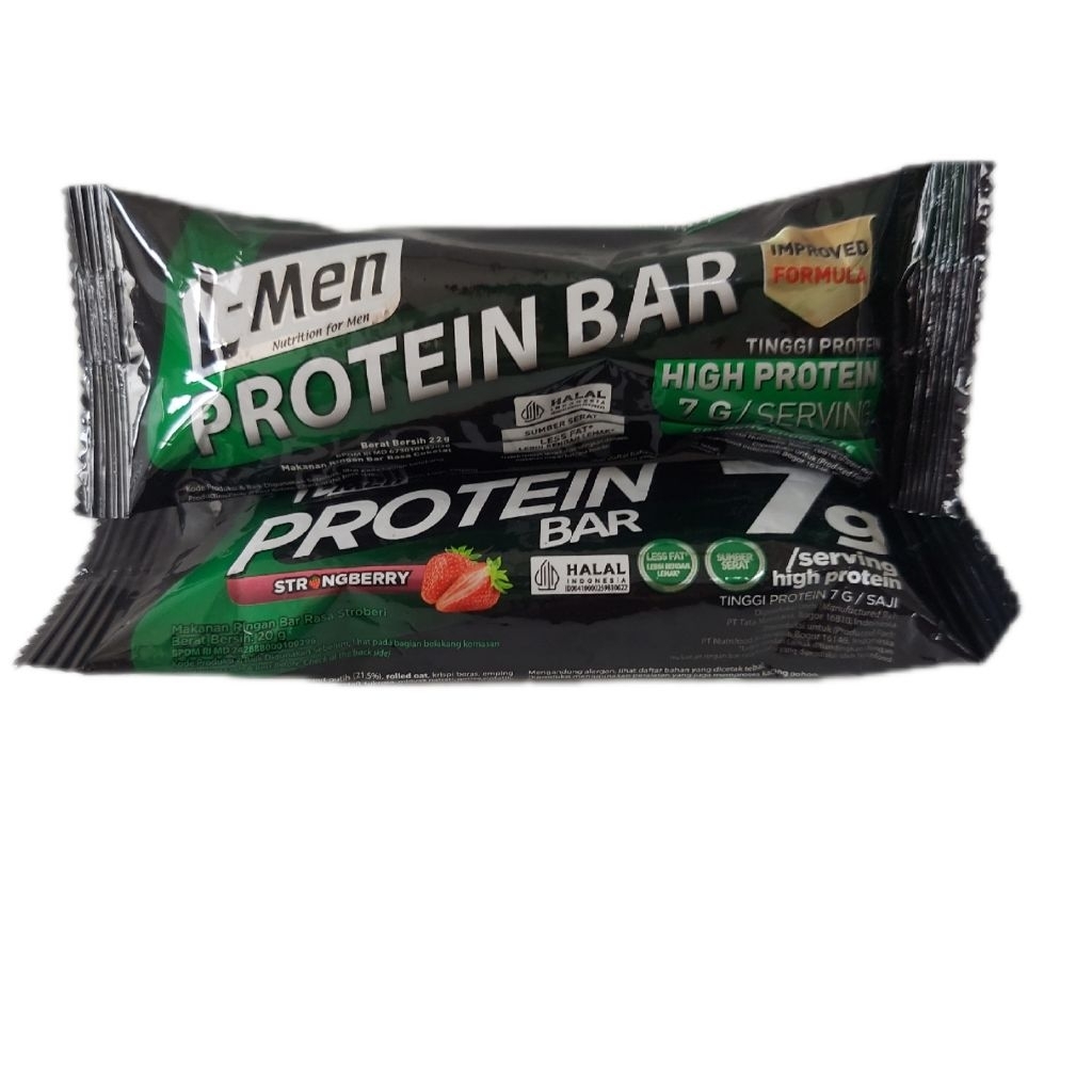Jual L-men Protein Bar Snack Rendah Lemak Tinggi Protein Kemasan 20gr ...