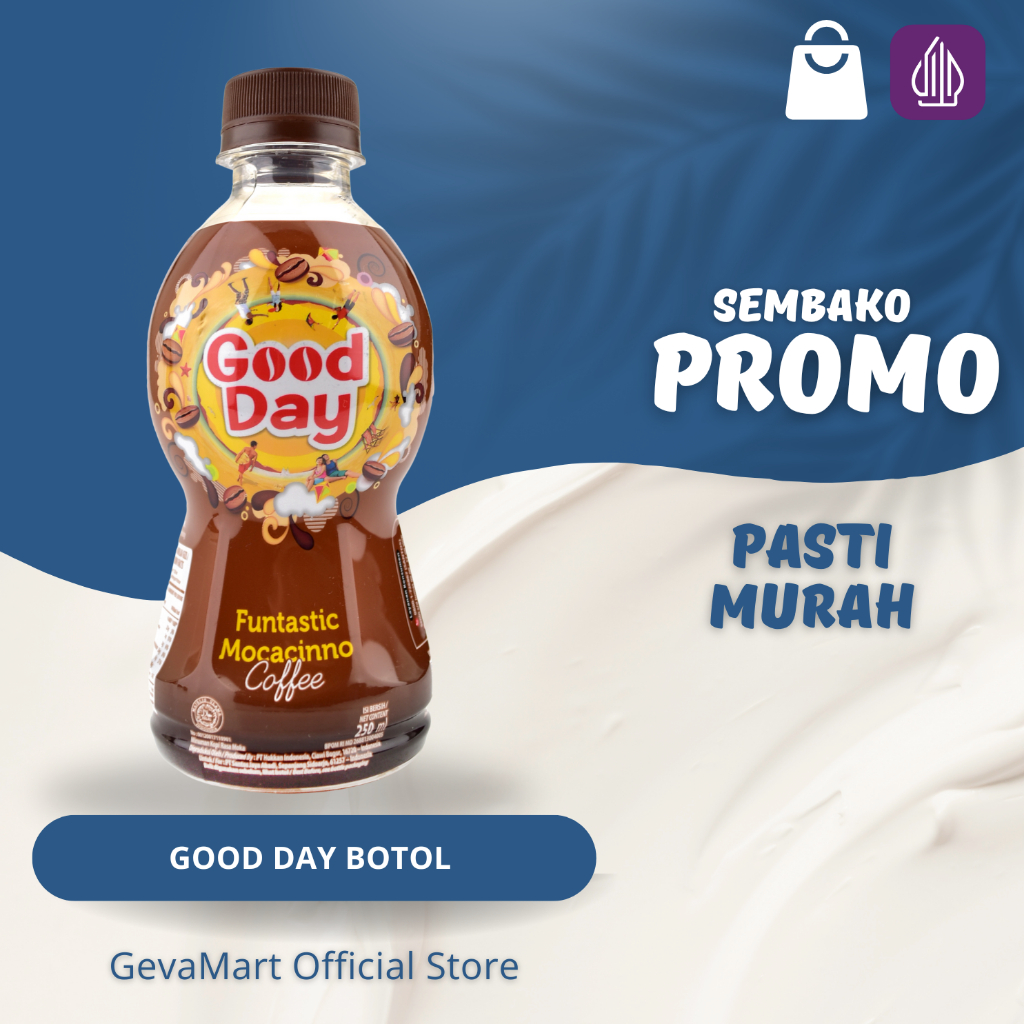 Jual Good Day Minuman Kopi Funtastic Mocacinno Botol 250 ml | Shopee ...