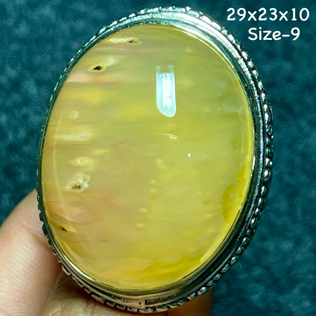 Jual Cincin Batu Akik Natural Baturaja Jenong (Asli Alam) | Shopee ...