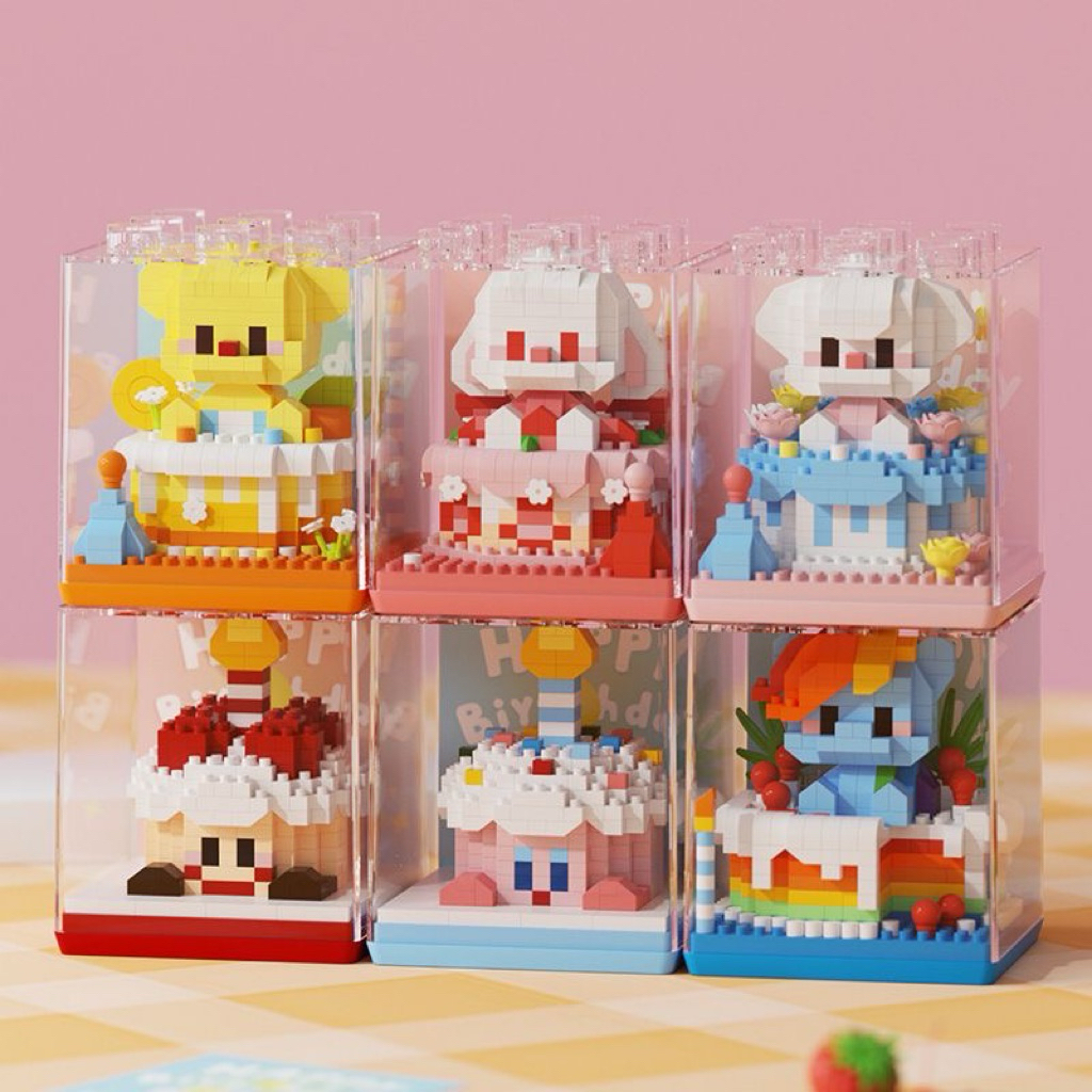 Jual LS Nano brick Lego Kue ulang tahun cake birthday Edukasi anak dan ...