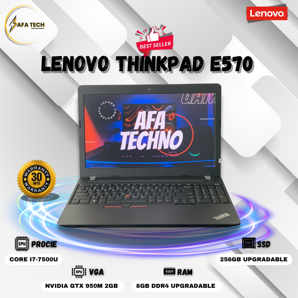 Jual LAPTOP LENOVO THINKPAD E570 | INTEL CORE I7-7500 2,70Ghz | VGA ...