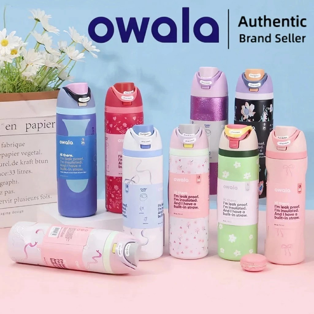 Jual Owala FreeSip Stainless Steel Water Bottle 710ml/945ml - Botol ...
