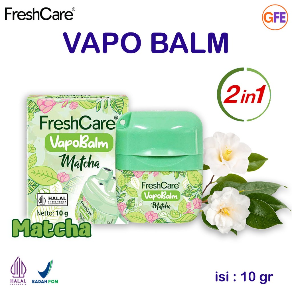 Jual FreshCare Vapobalm Matcha Vapo Balm Balsem Balsam Inhaler 2in1 ...