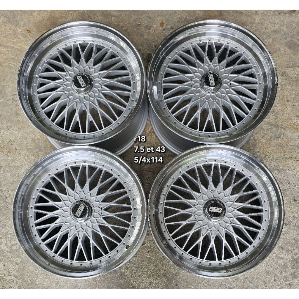 Jual velg rep bbs rs r18 pcd 5x114 dan 4x114 | Shopee Indonesia