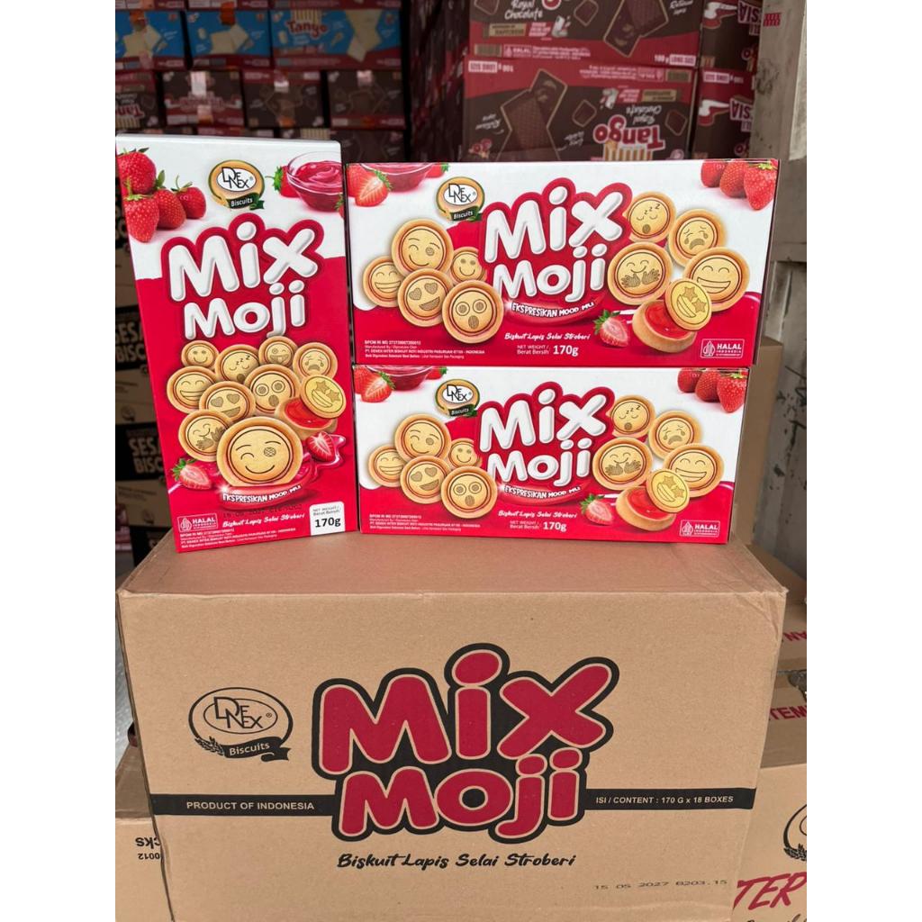 Jual Denex mix moji 170 gram 1 dus isi 18 pcs | Shopee Indonesia