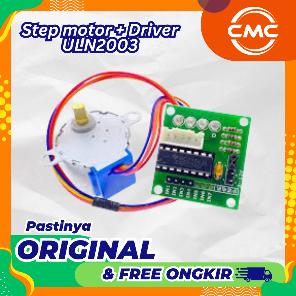 Jual ULN2003 Driver Board + Stepper Motor 5V 4-Phase – Modul Driver ...
