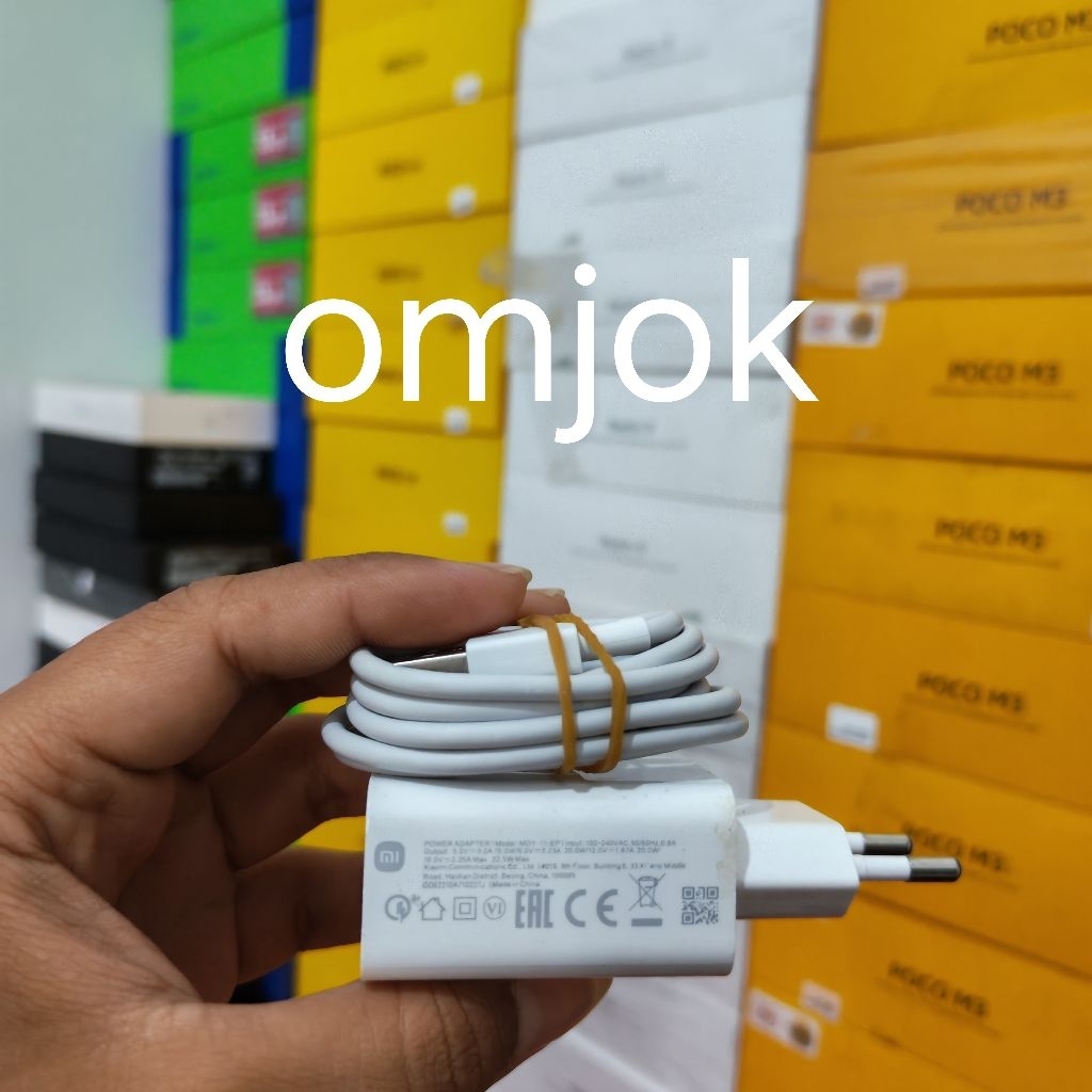 Jual Charger 22.5 poco M5 original copotan bekas | Shopee Indonesia