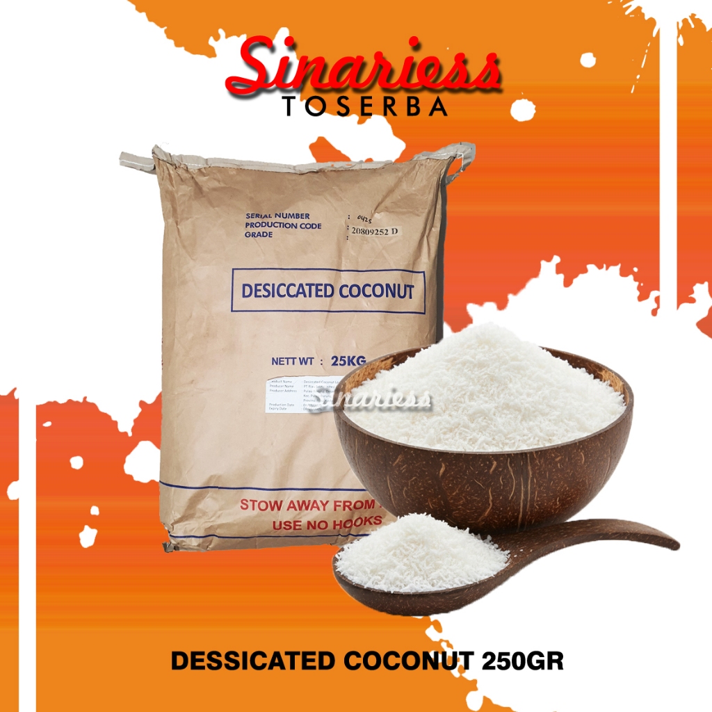 Jual Dessicated Coconut Low Fat Extra Fine 250gr | Kelapa Parut Kering ...