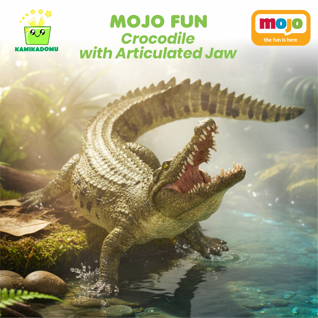 Jual KAMIKADOMU - Mojo Fun Crocodile with Articulated Jaw Miniatur ...