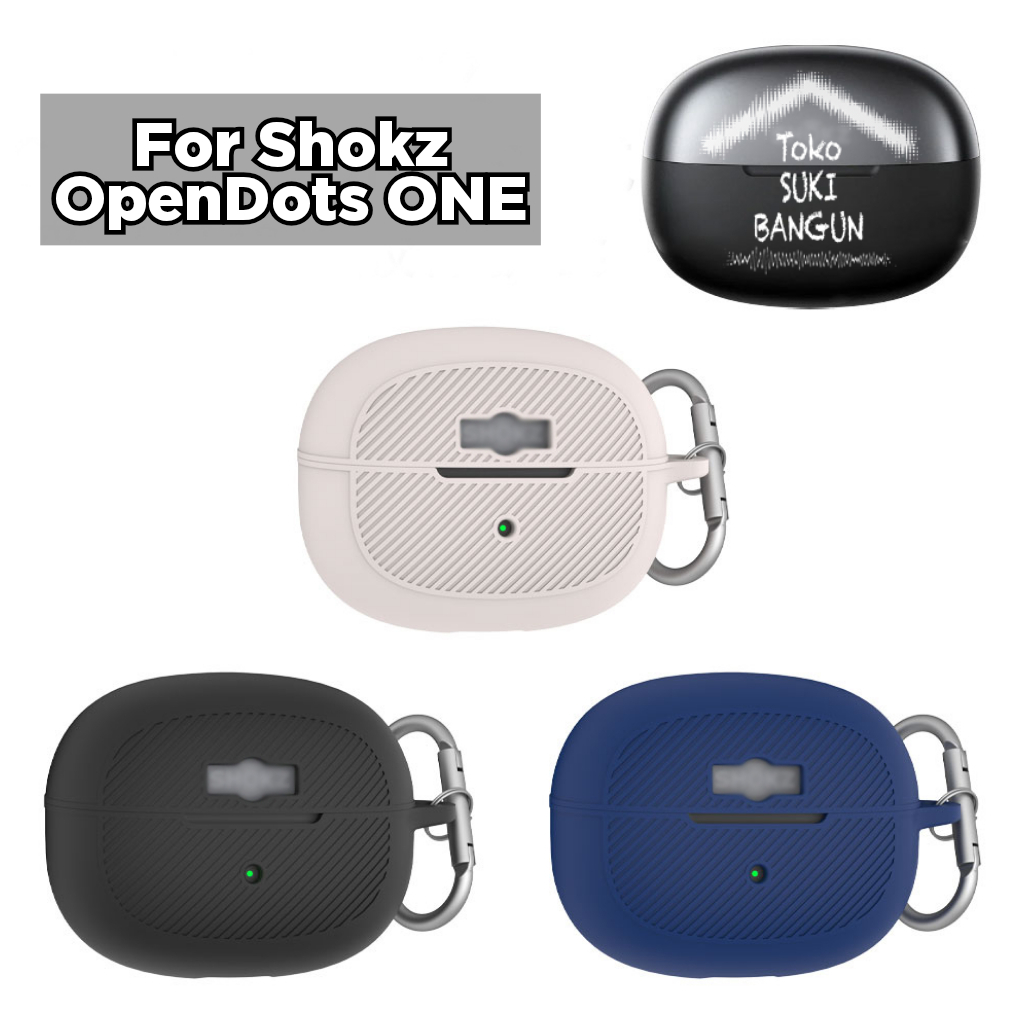 Jual Case Shokz OpenDots ONE Rubber TOUGH Silicone Casing Cover Pouch ...