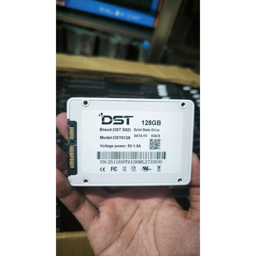 Jual SSD DST AI Power Drive 128GB model : DST6256 voltage power : 5v-1 ...