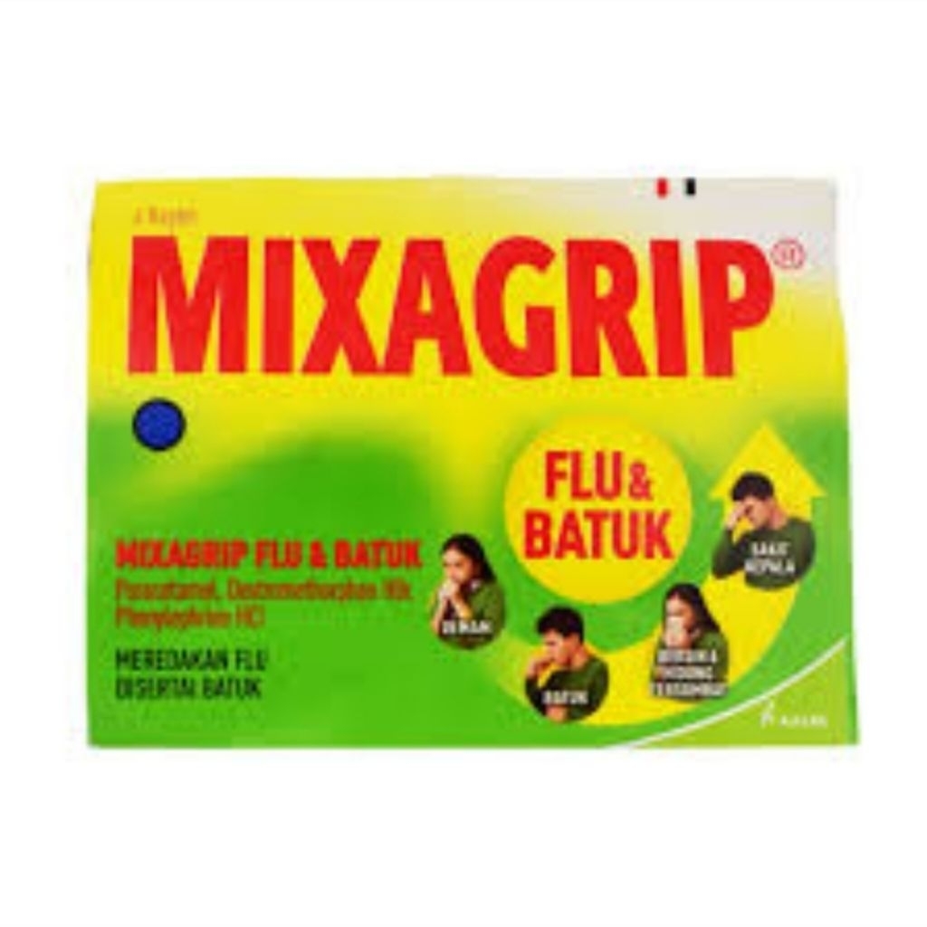 Jual Mixagrip Flu & Batuk Tablet – Obat Flu Pilek dan Batuk Dewasa ...