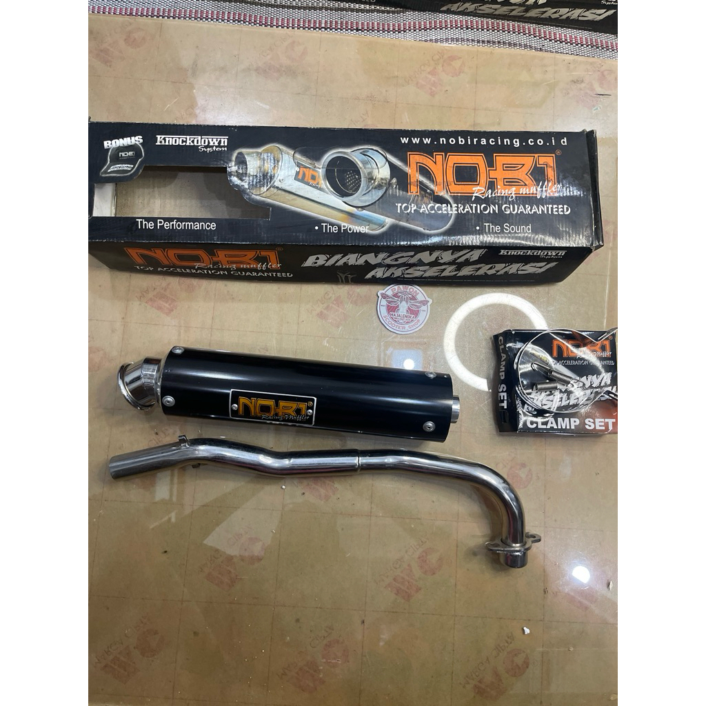 Jual knalpot nobi knalpot nob1 alumium series honda astrea grand honda ...