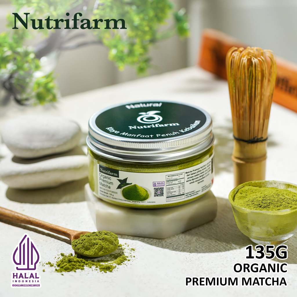 Jual Nutrifarm Organic Premium Matcha Minuman 135g | Shopee Indonesia