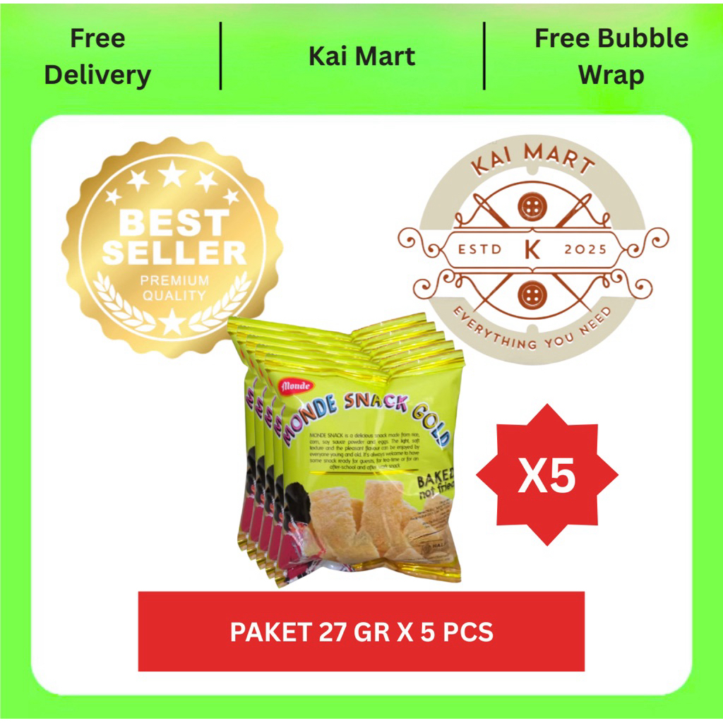 Jual Monde Snack Serena - 27 gr x 5 pcs | Shopee Indonesia
