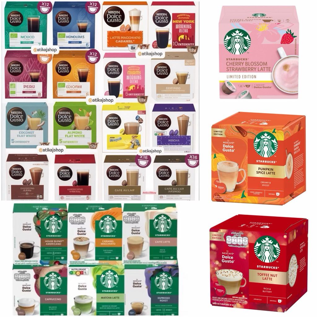 Jual Nescafe Dolce Gusto Starbucks Coffee Capsule Kapsul Kopi Original ...