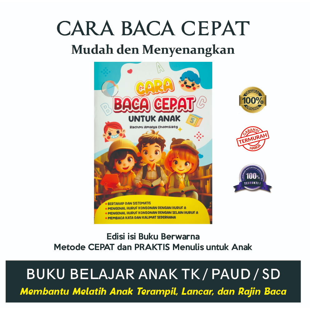 Jual Buku Baca Cepat Anak Full Color Sahabat || Buku Membaca Anak ...