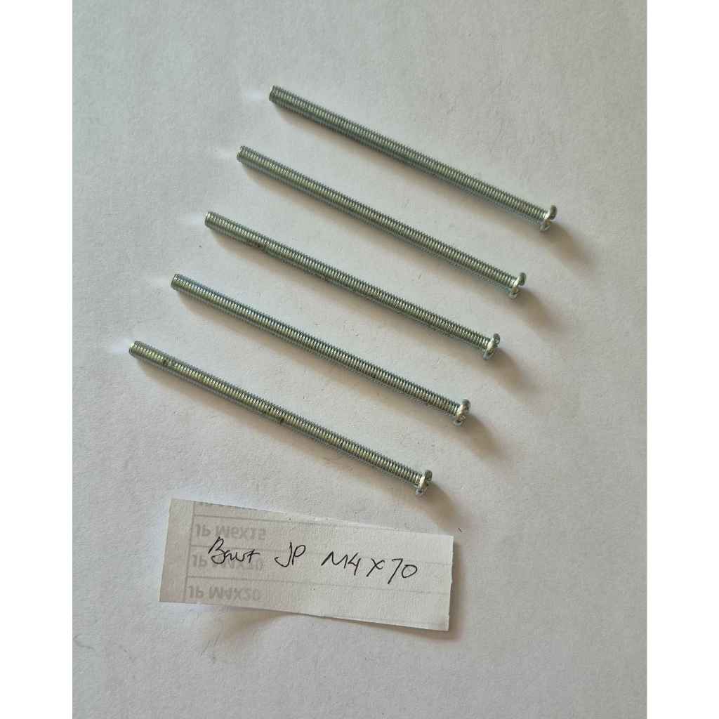Jual Baut JP M4x70 full drat m4x70 / Baut JP M4 / Baut Obeng Plus ...