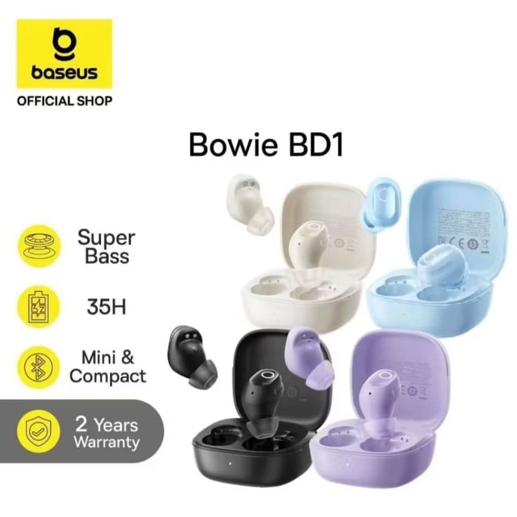 Jual BASEUS BASS BD1 TWS True Wireless Earbuds Bluetooth 5.4 Headset ...
