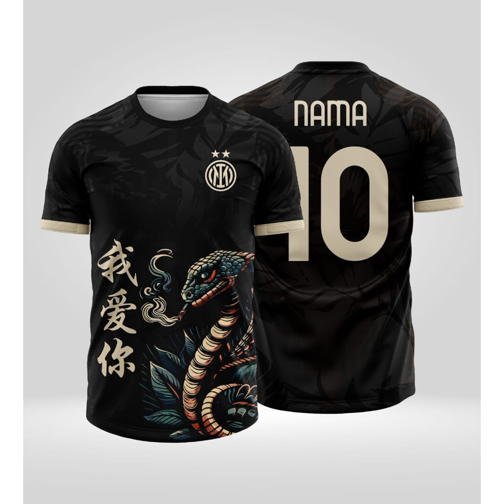 Jual Jersey Inter Milan Spesial Edition Black Cobra 2026 Gratis Nama ...