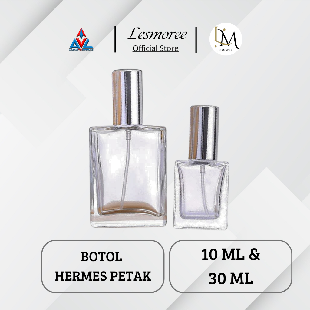 Jual BOTOL HERMES PETAK / BOTOL PARFUM / BOTOL MINYAK WANGI / BOTOL ...