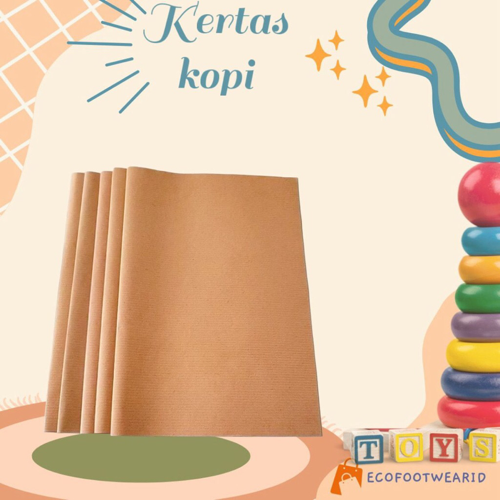Jual Kertas sampul coklat kertas padi,kertas kopi pcs panjang 90 x 120 ...